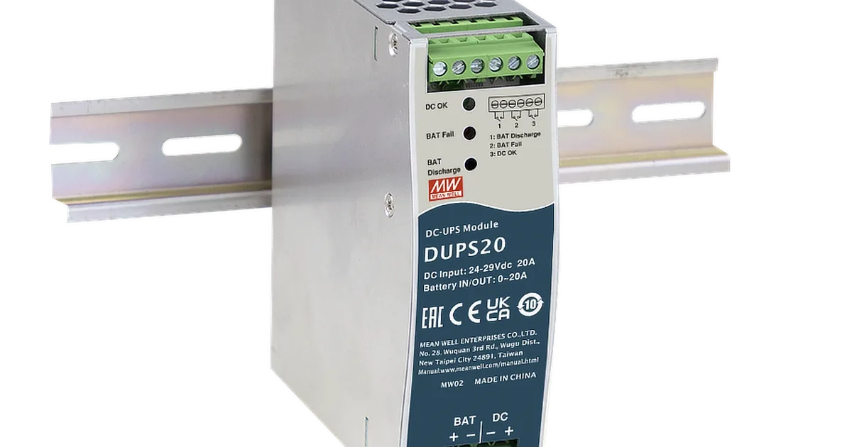 DUPS20 Series | DIN Rail Power Supplies | Ecopac Power
