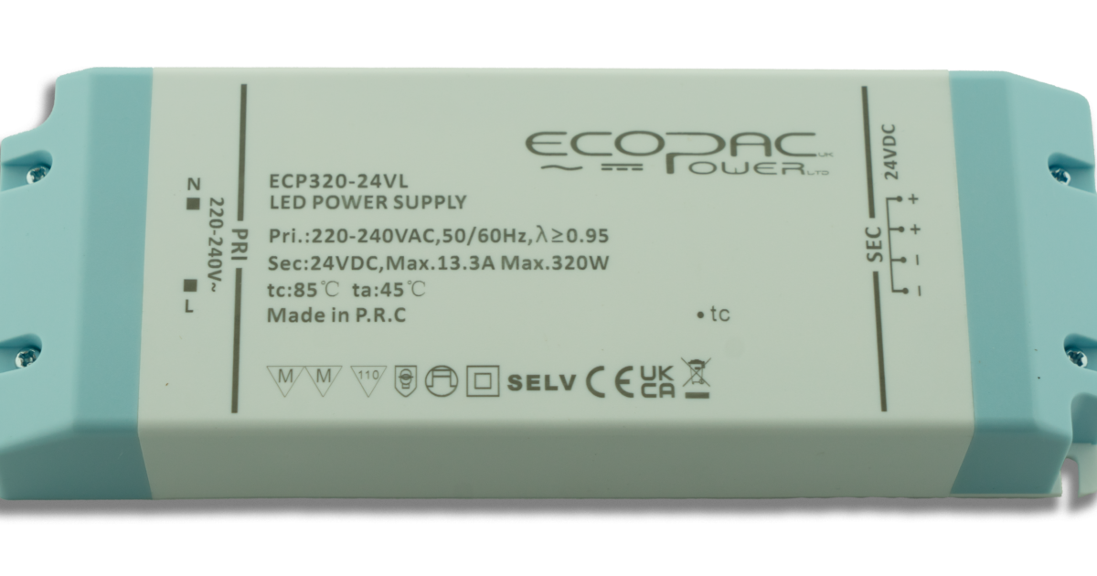 ECP320-VL | Constant Voltage LED Drivers | Ecopac Power