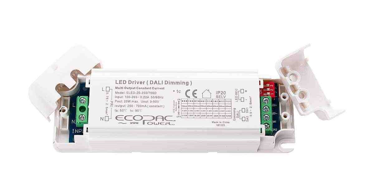 DALI Dimmable Constant Current LED Drivers | Ecopac Power
