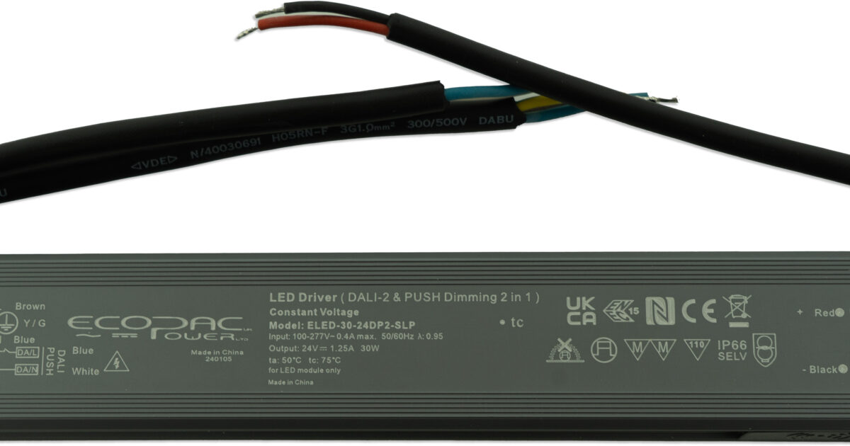 ELED-30-DP2-SLP | Constant Voltage LED Drivers | Ecopac Power