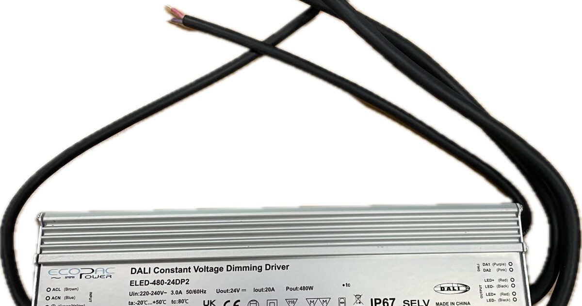 ELED-480-DP2 series | Constant Voltage LED Drivers | Ecopac Power