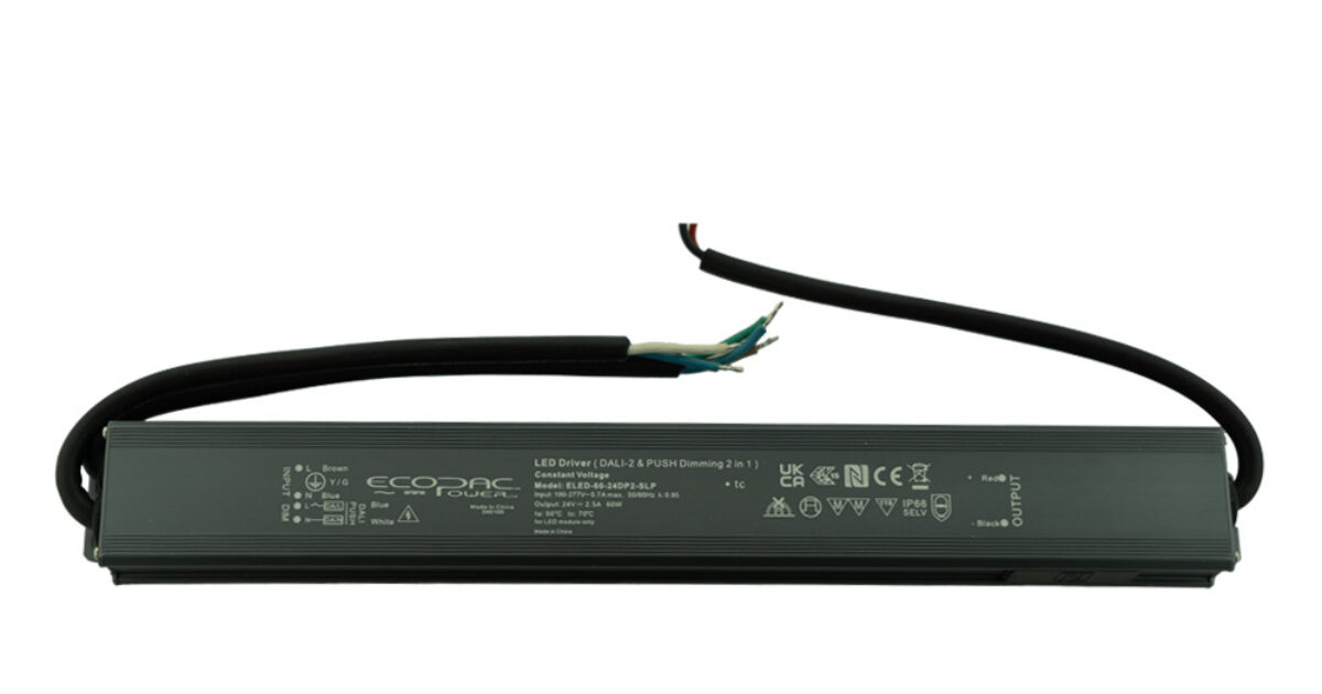ELED-60-DP2-SLP | Constant Voltage LED Drivers | Ecopac Power