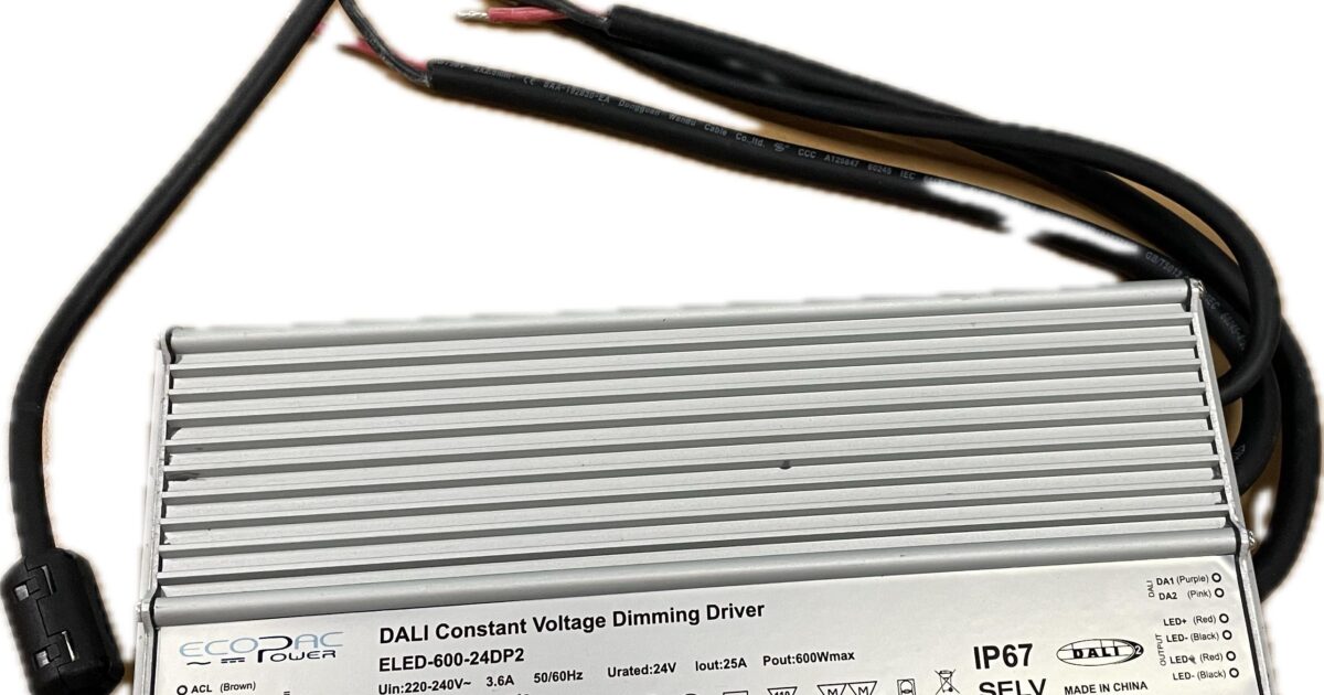 ELED-600-DP2 series | Constant Voltage LED Drivers | Ecopac Power